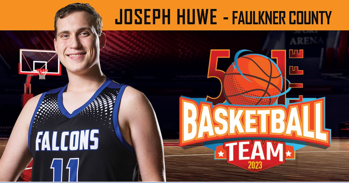 501 LIFE Magazine | Joseph Huwe – Faulkner County Falcons (501 Basketball Team 2023)