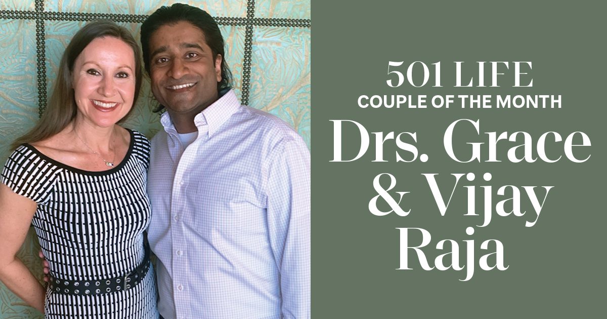 501 LIFE Magazine | Couple of the Month: Grace Raja, MD, and Vijay Raja, MD