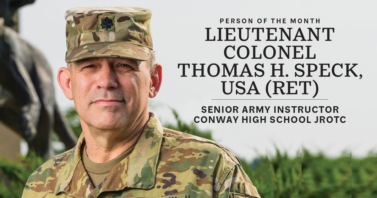 501 LIFE Magazine | Person of the Month: Lieutenant Colonel Thomas H. Speck, USA (Ret)