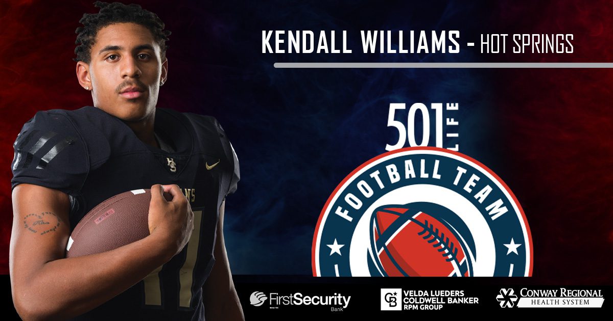 501 LIFE Magazine | 501 Football Team 2023: Kendall Williams – Hot Springs