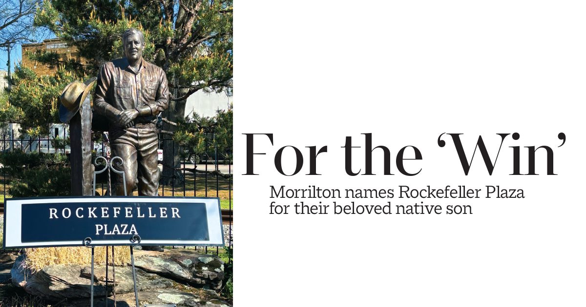 501 LIFE Magazine | Morrilton names Rockefeller Plaza for their beloved ...