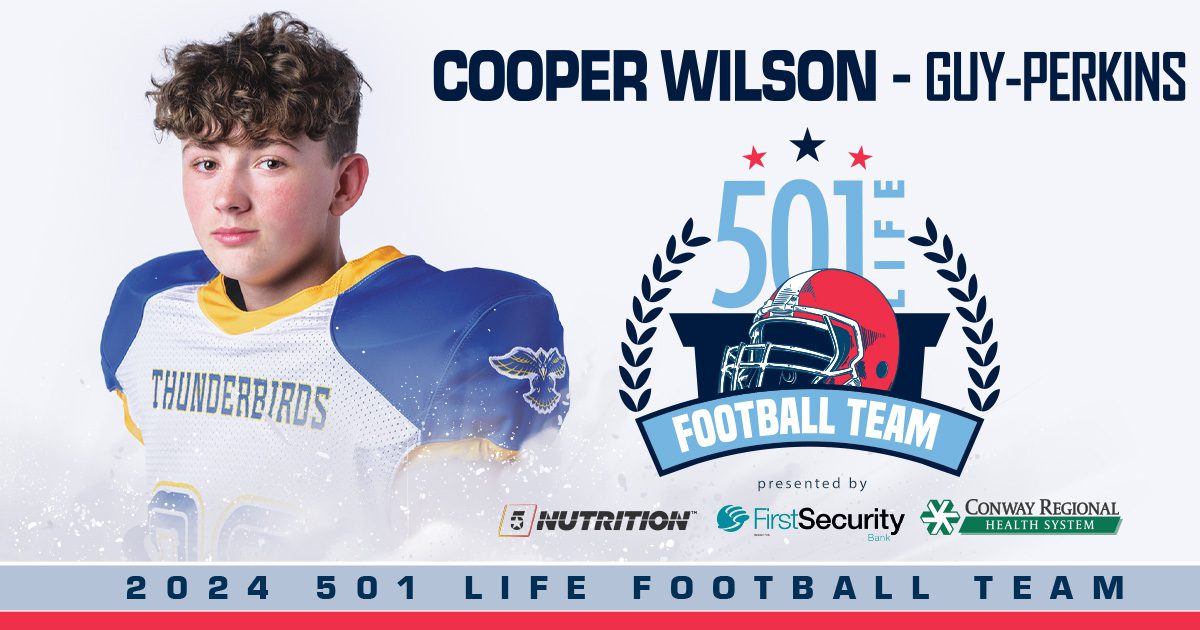501 LIFE Magazine | 501 Football Team 2024: Cooper Wilson – Guy-Perkins