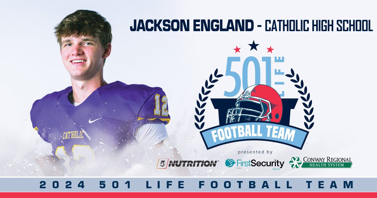 501 LIFE Magazine | 501 Football Team 2024: Jackson England – Catholic