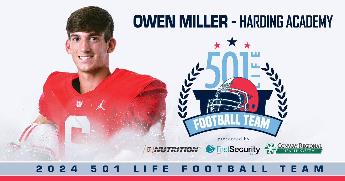 501 LIFE Magazine | 501 Football Team 2024: Owen Miller – Harding Academy