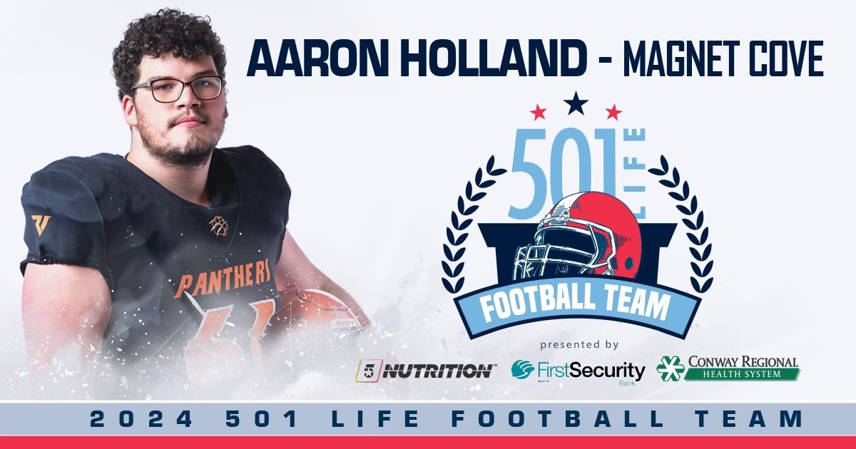 501 LIFE Magazine | 501 Football Team 2024: Aaron Holland – Magnet Cove