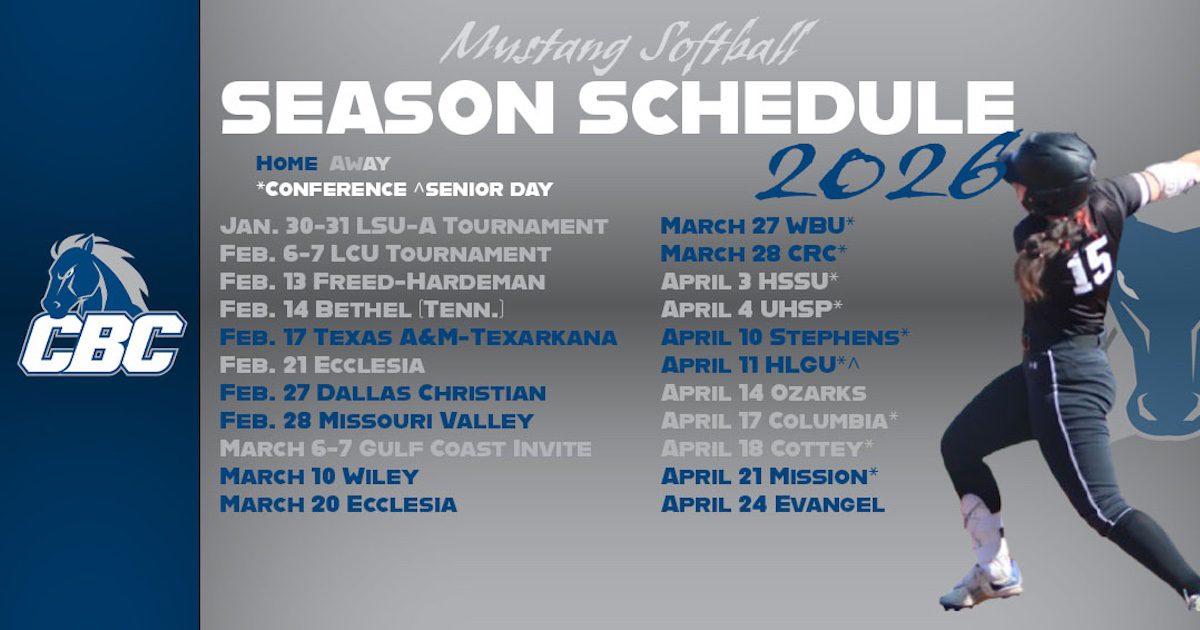 501 LIFE Magazine | CBC releases 2026 Softball schedule